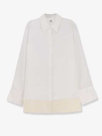 Toteme Tuxedo satin viscose shirt - TOTEME - gender_Woman