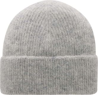 someday Damen M&uuml;tze | Strickm&uuml;tze BEKY FLUFFY aus Alpaka Wollmix hazy fog melange, 0