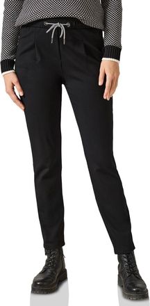 Cecil Damen B378180 Hose Im Casual Fit, Schwarz,XXL / 30L
