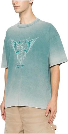 Represent Represent, Homme, Tops, Bleu, Taille: L T-Shirt Graphique Col Rond