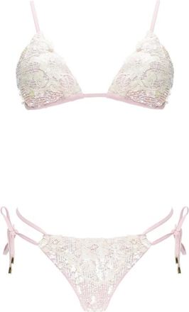 Miss Bikini Femme, Maillots de bain, Rose, Taille: 38 FR Triangle Bikini