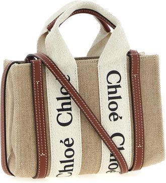 Chlo&eacute; Woody Tote Bag - Beige