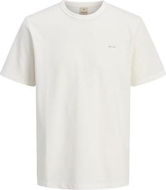 Jack & Jones Jprblualves SS T-Shirt pour Homme, Cloud Dancer, M