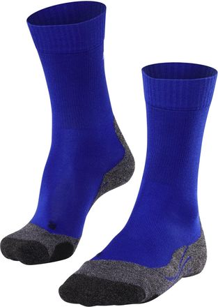 Falke Herren Tk2 Explore Cool M Lyocell Funktionsmaterial Antiblasen Dick Wandersocken, Blau Yve 6714, 39-41 EU