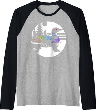 Trendy Apparel Circular Rainbow Common Loon Raglan