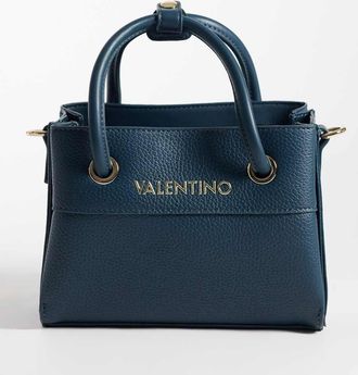 Valentino Alexia Top-Handle-Umh&auml;ngetasche in Petrol-Blau