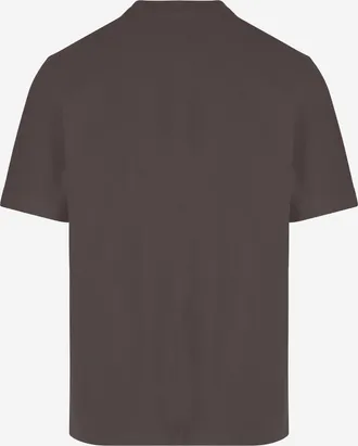 Jacquemus Embroidered Logo Cotton T-Shirt - Brown