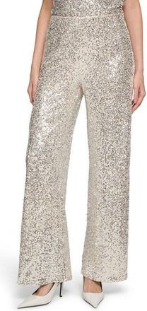 Betty&Co Schlupfhose Damen Schlupfhose mit Pailletten