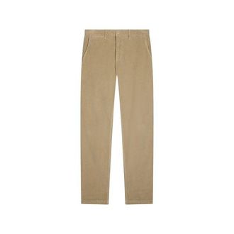 Eden Park Pantalon chino velours c&ocirc;tel&eacute; en coton m&eacute;lang&eacute;