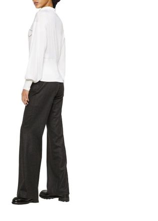 Fabiana Filippi Womens Monili-Detail Knitted Jumper Aw22 W