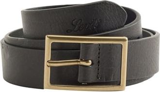 Levi's Baggy & Puffer OTW Ceinture en Cuir Bovine, Caviar, 85 cm Femmes