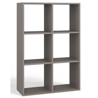 Selsey Malax Wandregal - 6 F&auml;cher - 75 x 110 x 30 cm - praktisches Wandregal aus Holz f&uuml;r Wohnzimmer/B&uuml;ro - modular: hoch/niedrig - moderner/klassischer Stil