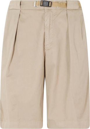 White Sand Homme, Shorts, Vert, Taille: L Short Ceintur&eacute; Pliss&eacute;