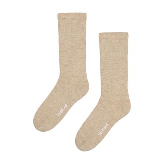 Wolford Femme, Sous-v&ecirc;tements, Beige, Taille: S Chaussettes mi-mollet en coton &eacute;ponge