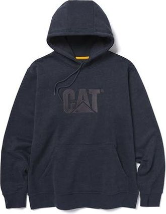 CAT Caterpillar Sweat à capuche pour homme (tailles standard et grandes), Gris chiné bleu marine, X-Large grand