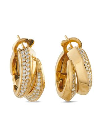 Cartier 18kt Gelbgoldohrstecker mit Diamanten