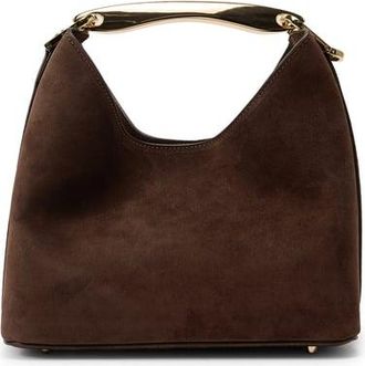 Elleme Sac &agrave; main Boomerang en cuir su&eacute;d&eacute;