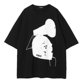 Undercover T-Shirt mit Aufdruck - - Tops - Herren - Schwarzk - M