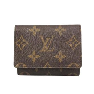 Louis Vuitton unisex, Pre-owned, Brun, Taille: ONE Size Portefeuille en Toile Pre-owned