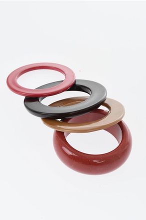 Dsquared2 Set Of 4 Pairs Of Multicolor Resin Bracelets size One Size