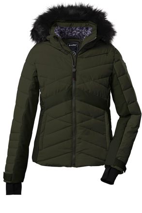 Killtec Damen Skijacke/Jacke in Daunenoptik mit abzippbarer Kapuze und Schneefang KSW 210 WMN SKI QLTD JCKT, schwarz, 36, 38662-000