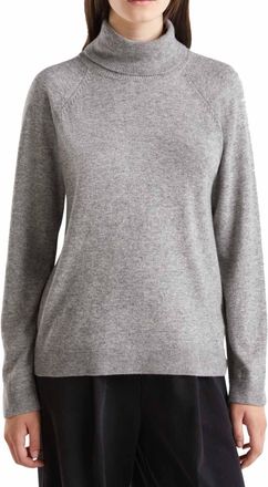 Benetton Damen Maglia Ciclista M/L 1035d2551 Pullover, grau, M