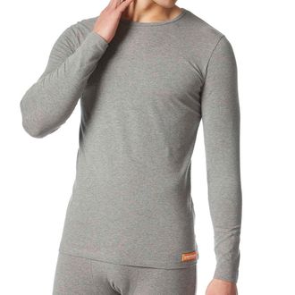 Bruno Banani WARM UP - Unterhemd/Shirt Langarm (XL Grau Melange)