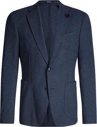 Joop Homme, Vestes, Bleu, Taille: XL Lightly Fitted Textured Jacket