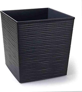 Siena Garden Pflanzgefäß Biron graphit Kunststoff 40 cm