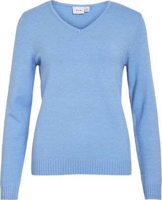Vila Viril V-Neck L/S Knit Top - Noos