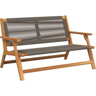vidaXL Vidaxl - Gartenm&ouml;bel Grau 78 x 122 x 73cm Massivholz Akazie