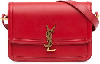Saint Laurent Hobo Bags - Medium Calfskin Solferino Satchel In Box - Gr. unisize - in Rot - f&uuml;r Damen