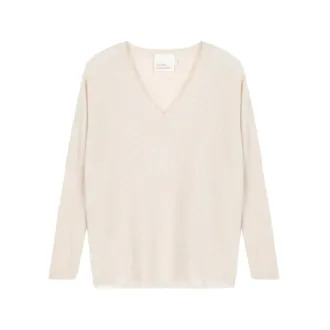 Absolut Cashmere Femme, Pulls, Beige, Taille: 38 FR Pull poncho col en V