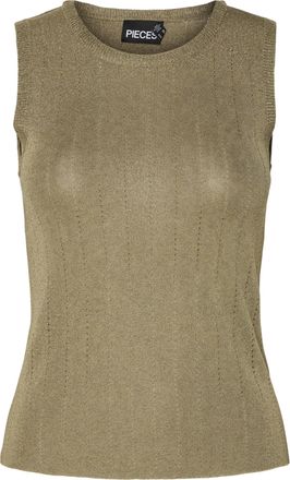 Pieces Pcsalima Sl O-Neck Knit Top Bc