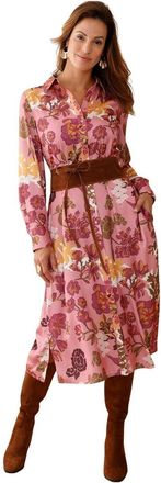 Daxon by - Robe chemisier toute boutonn&eacute;e