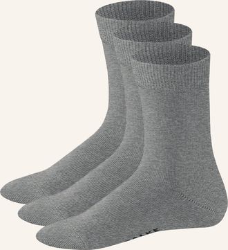 Falke 3er-Pack Socken Family grau