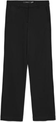 Vero Moda Straight Pant Vmeva Zamira MW Noos Pantalon Droit Slim, Noir, S / 30L Femmes