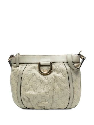 Gucci 2016-2025 Guccissima Abbey D Ring crossbody bag - Wei&szlig;