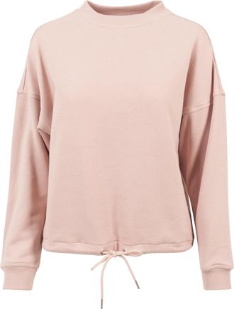 Urban Classics TB1523 Damen Sweatshirt Ladies Oversized Crew TB1523, Gr. Medium, Rosa (light rose 838)