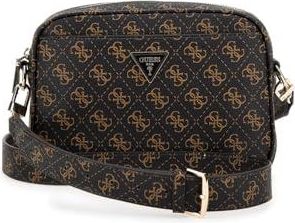 Guess Femme méridienne Sac pour Appareil Photo, Logo Moka, Taille Unique