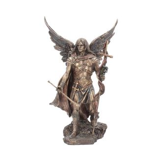 Nemesis Now Figur Gabriel mit Stab, 43 cm, Bronze, 30 cm