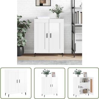 vidaXL Maison Exclusive Sideboard Hochglanz-Wei&szlig; 69,5x34x90 cm