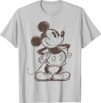 Disney Mickey Mouse Pencil Sketch Original T-Shirt