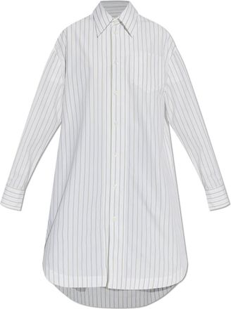 Ami Femme, Robes, Blanc, Taille: 36 FR Robe Style Chemise