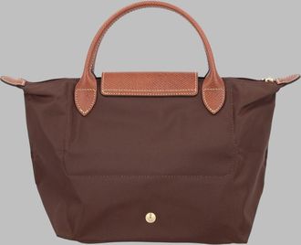 Longchamp Womens Handbag Le Pliage Original Brown Polyamide Handbags Hand Bags