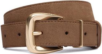 Calvin Klein G&uuml;rtel Hw End Tip Buckle Suede 30Mm LV04F7114G Braun