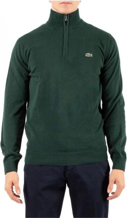 Lacoste Homme, Pulls, Vert, Taille: 3XL 1/4 Zip Sweater