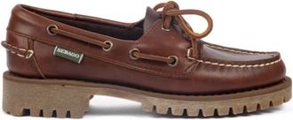 Sebago Femme, Chaussures, Brun, Taille: 38 1/2 EU Ranger Waxy Moccasin