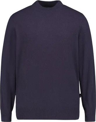 Barbour Herren Pullover blau Cashmere meliert