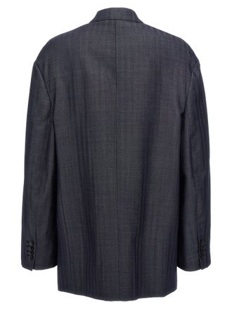 Etro Womens Blue Wool Blazer Clothing